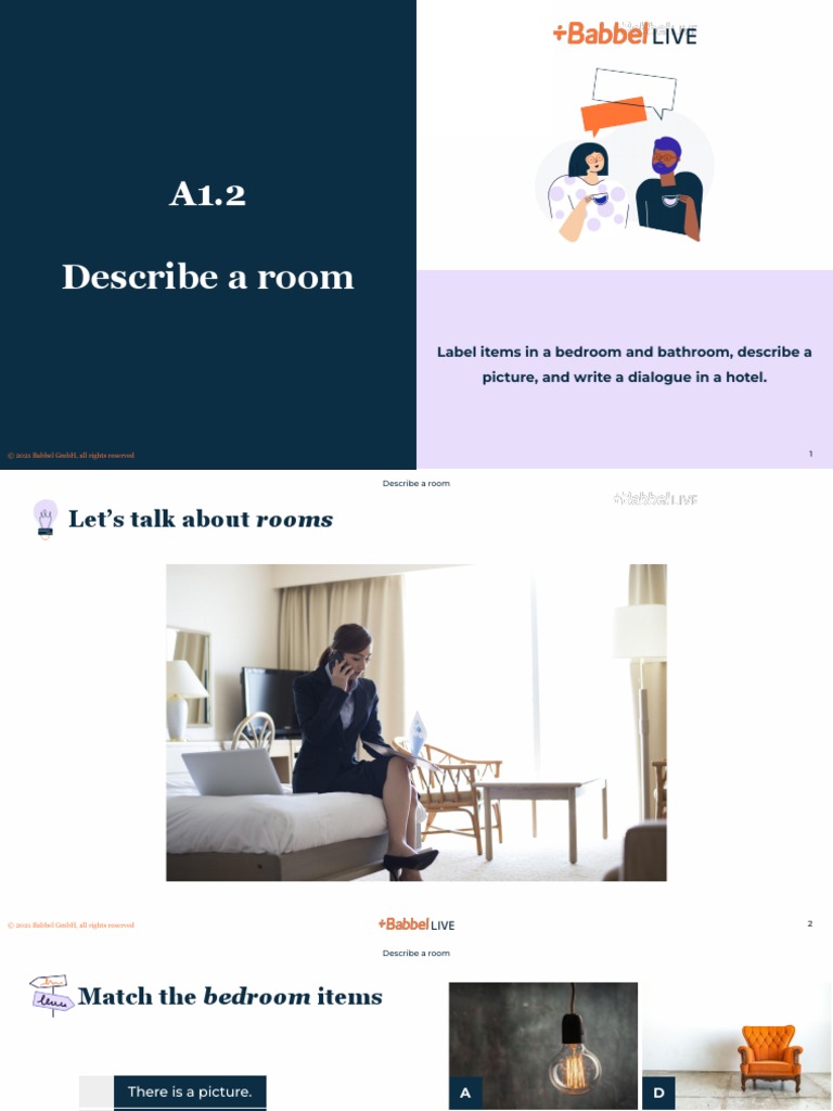 ENG - A1 - 2 - 06 Describe A Room | PDF