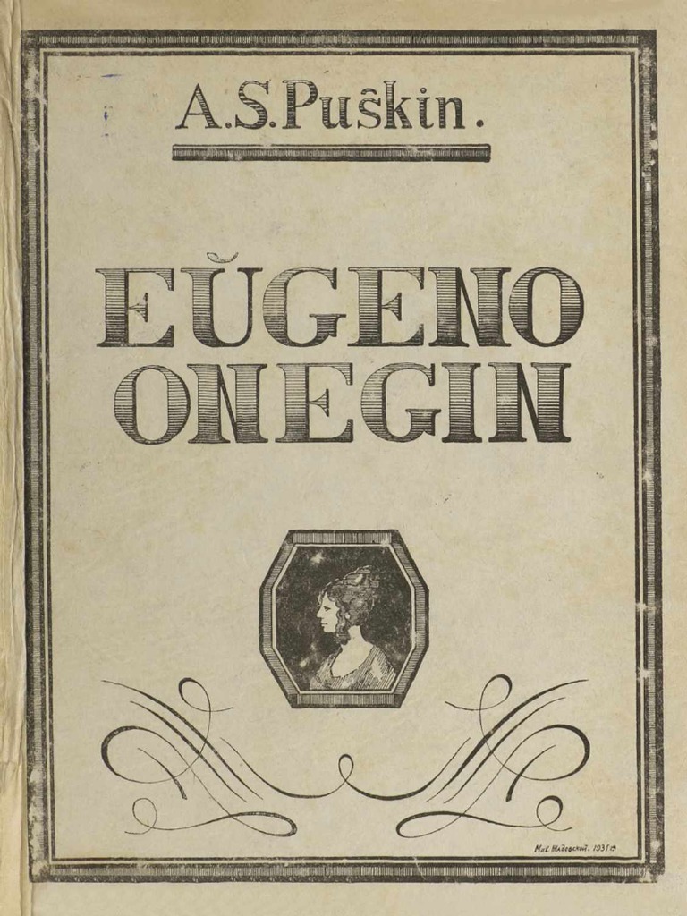 Puskin Aleksandr Sergeevic 1799-1837 Eugeno Onegin | PDF