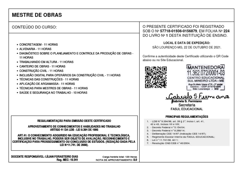 Cert 57718 01936 0156879 Verso | PDF