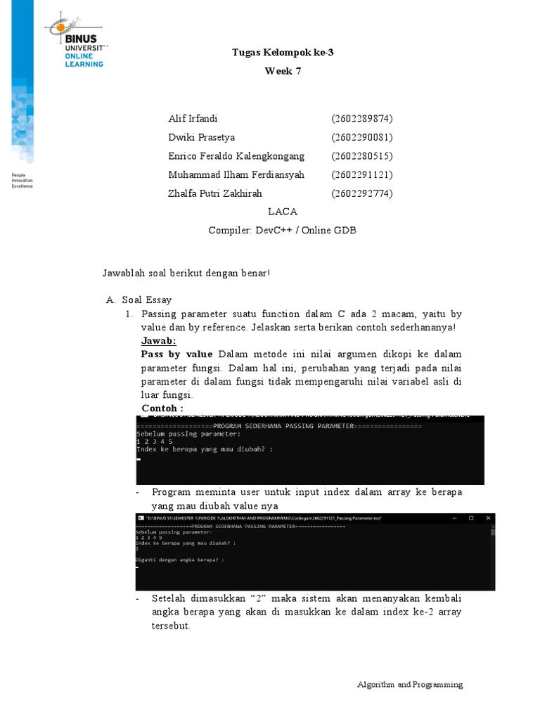 Team Assignment - Week7 | PDF
