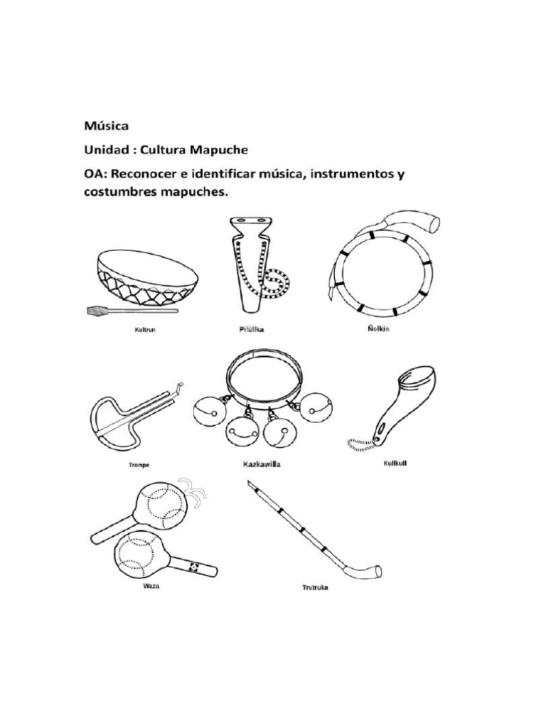Imagen de Intrumentos Musicales de 5° Basico | PDF
