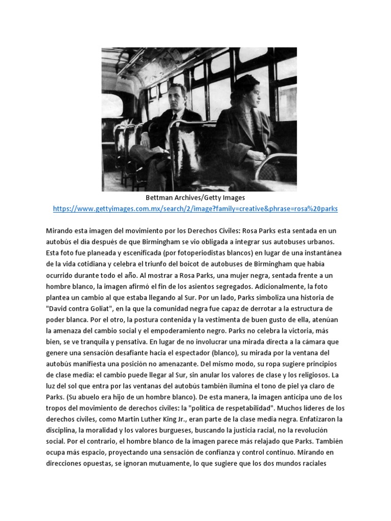 Rosa Parks Image | PDF | Rosa Parks | Movimientos sociales