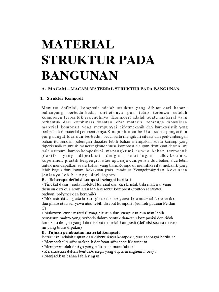 1.struktur Komposit | PDF