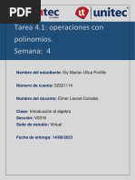 Ejercicios para Tarea 5.1 Factorización de Polinomios DUV | PDF