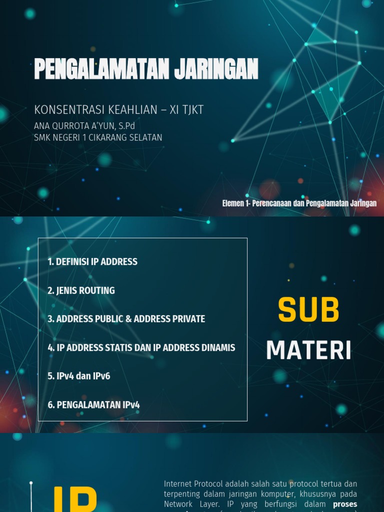 Pengalamatan dan Jenis IP Address | PDF