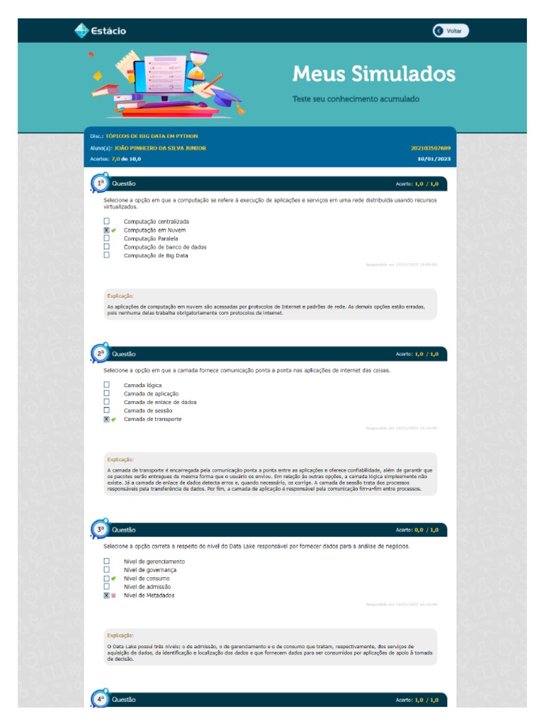 Screencapture Simulado Estacio BR BDQ Simulados Avaliacao Parcial Resultado Asp 2023 01 10 14 ...