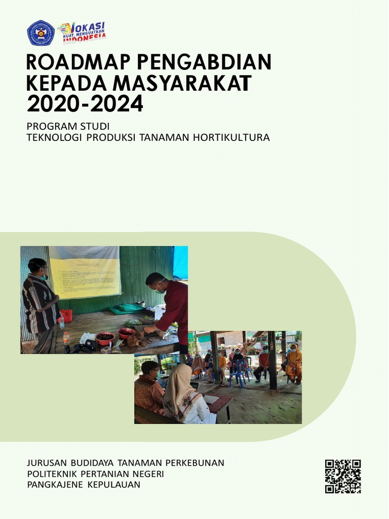 Roadmap Pengabdian Masyarakat Prodi TPTH 2020-2024 | PDF