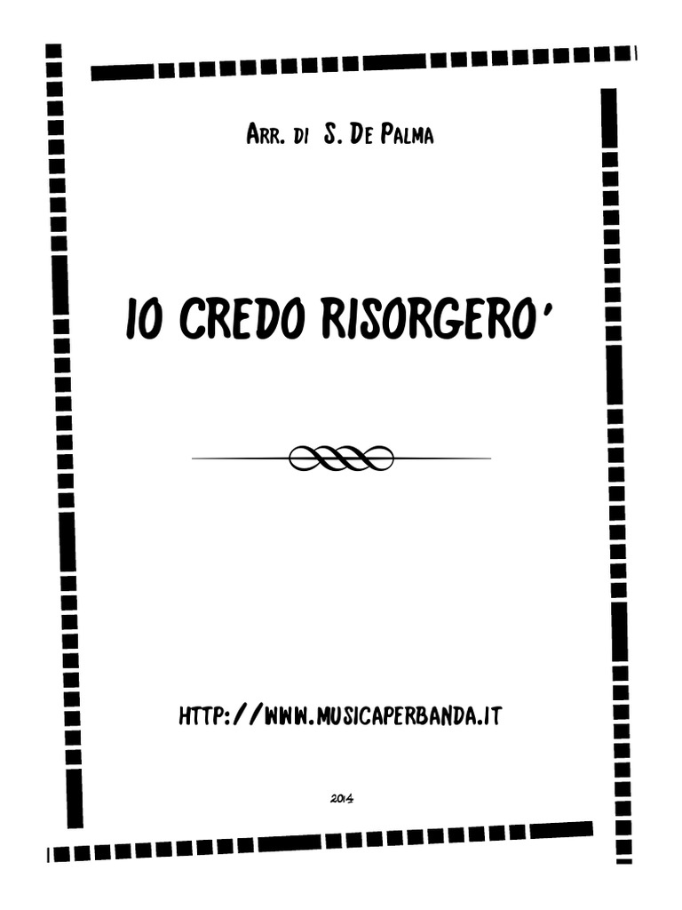 Io Credo Risorgero PDF | PDF