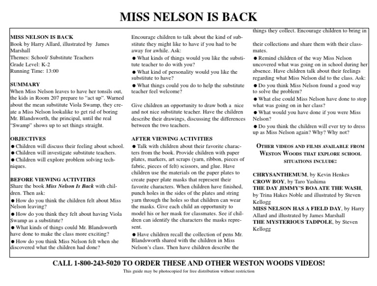 miss_nelson_is_back | PDF