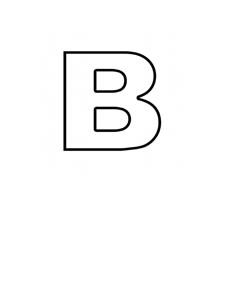 Letra B | PDF