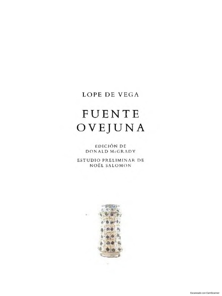 Fuenteovejuna Lope de Vega | PDF
