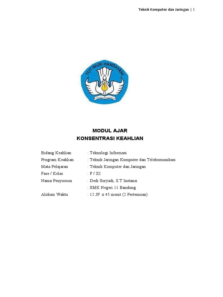 Modul Ajar Teknik Komputer Dan Jaringan - Perencanaan Dan Pengalamatan ... Modul Ajar Teknik Komputer Dan Jaringan - Perencanaan Dan Pengalamatan ...