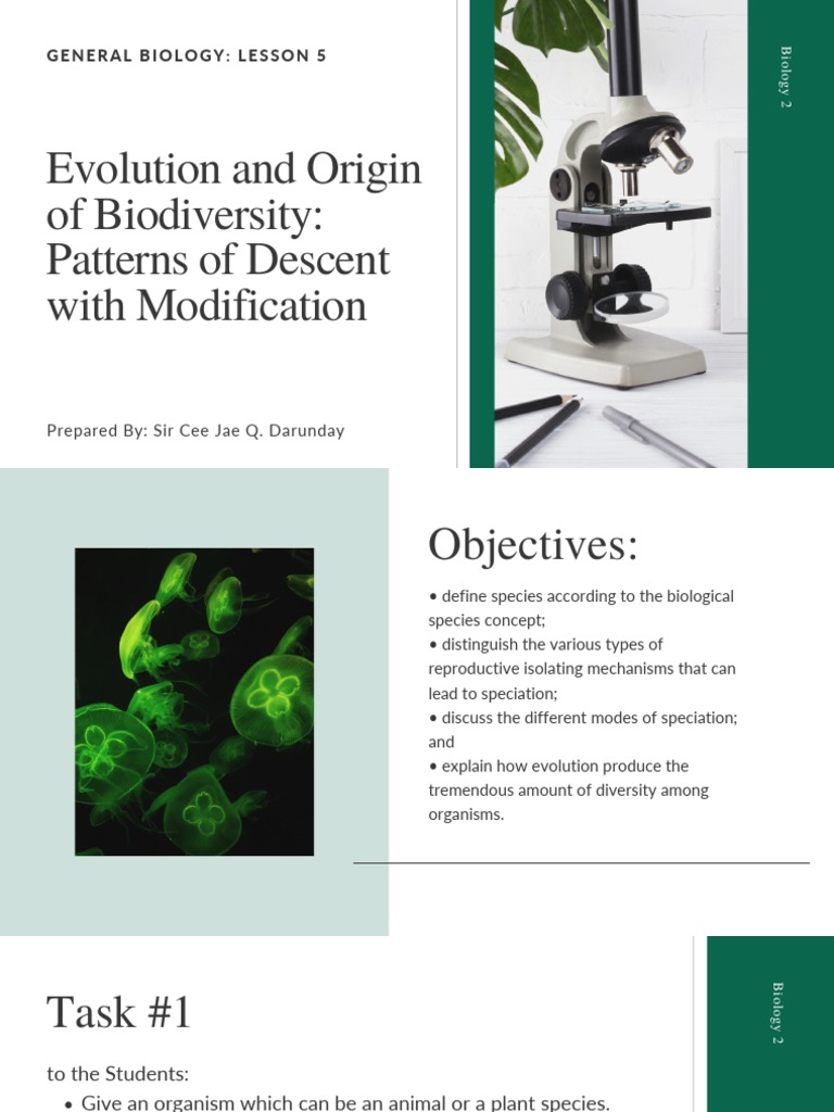 General Biology LEsson 5 | PDF | Hybrid (Biology) | Species