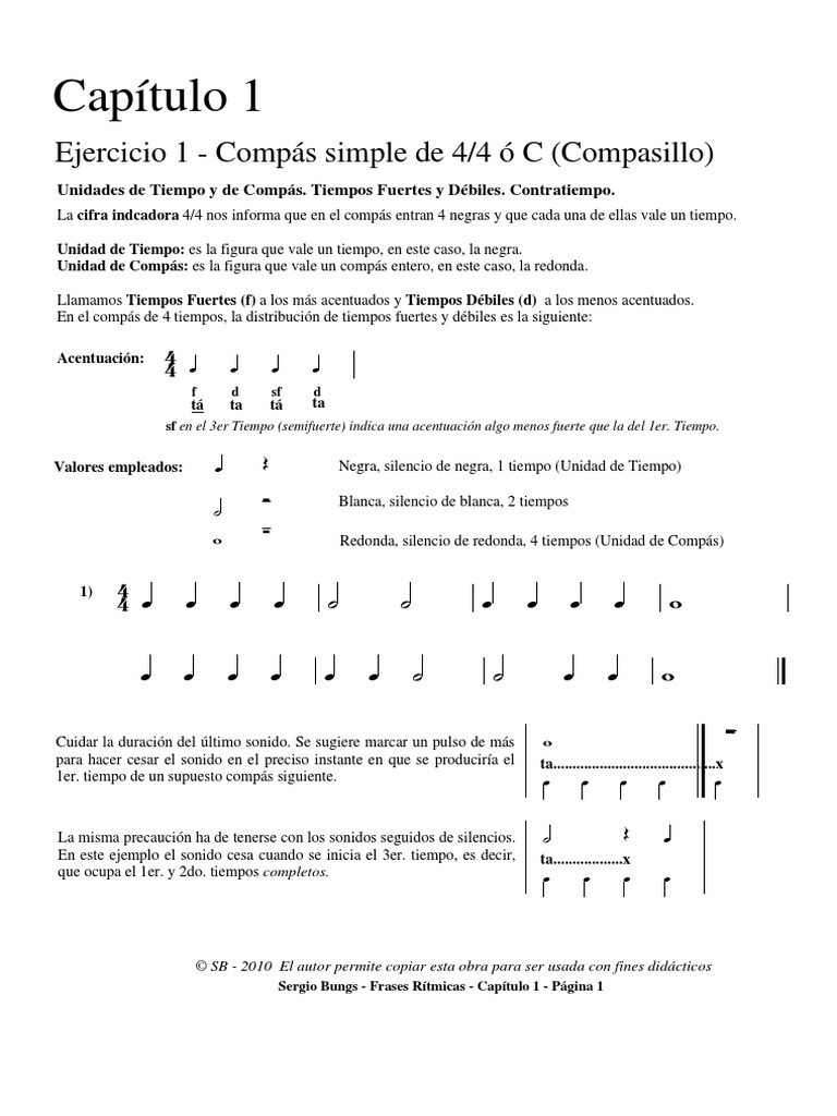 Frases Ritmicas - Cap 01 | PDF