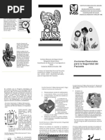 Triptico Aesp Laila Villegas | PDF | Seguridad del paciente | Medicina CLINICA