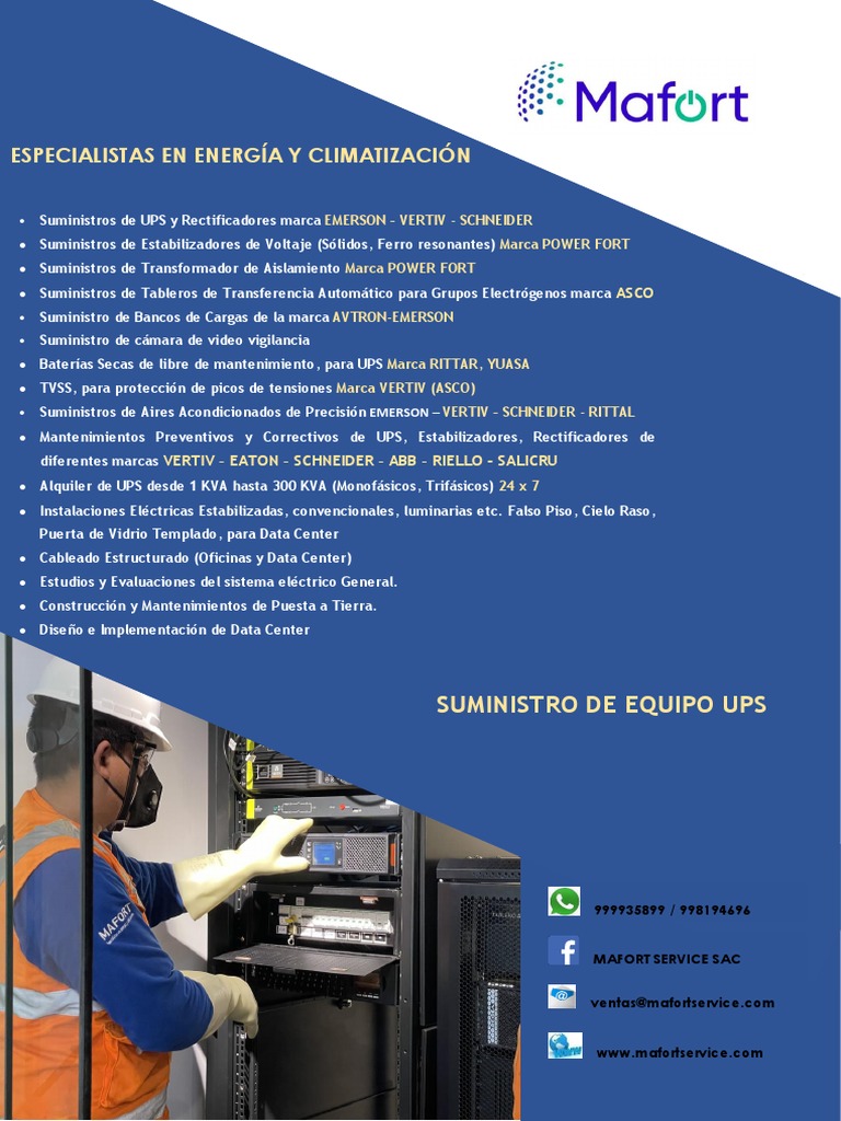COT.547.GTDPERU - Suministro de UPS de 3KVA, Banco de Baterías y ...