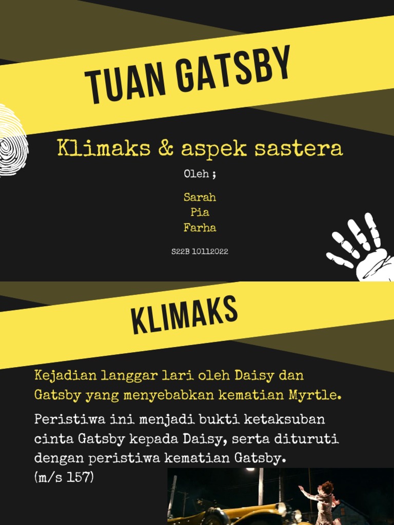 Klimaks Tuan Gatsby | PDF