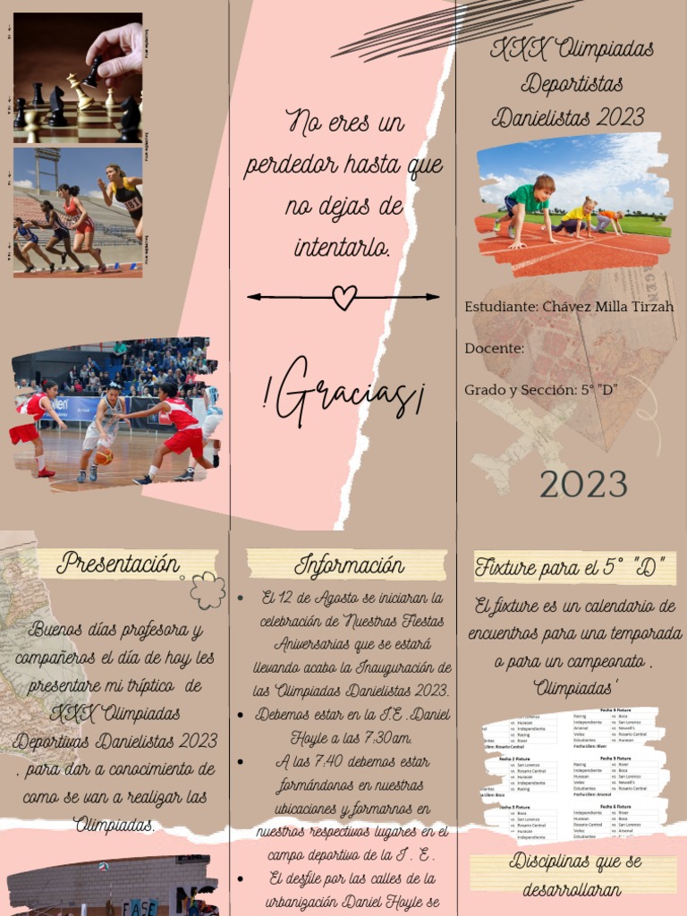 Folleto Tríptico Tirzah | PDF