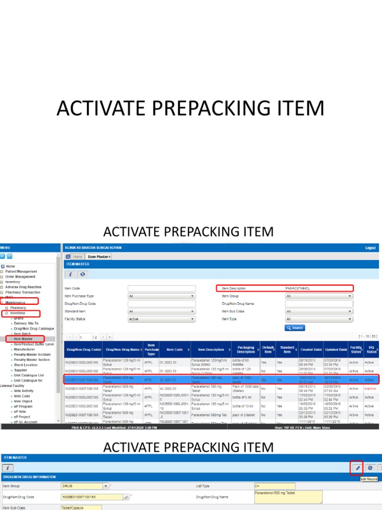 Phis Prepack, Extemp | PDF