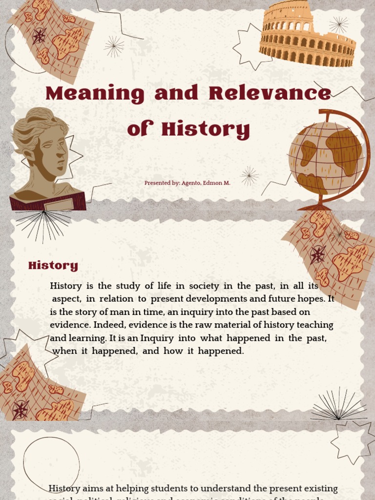Meaning and Relevance of History | PDF