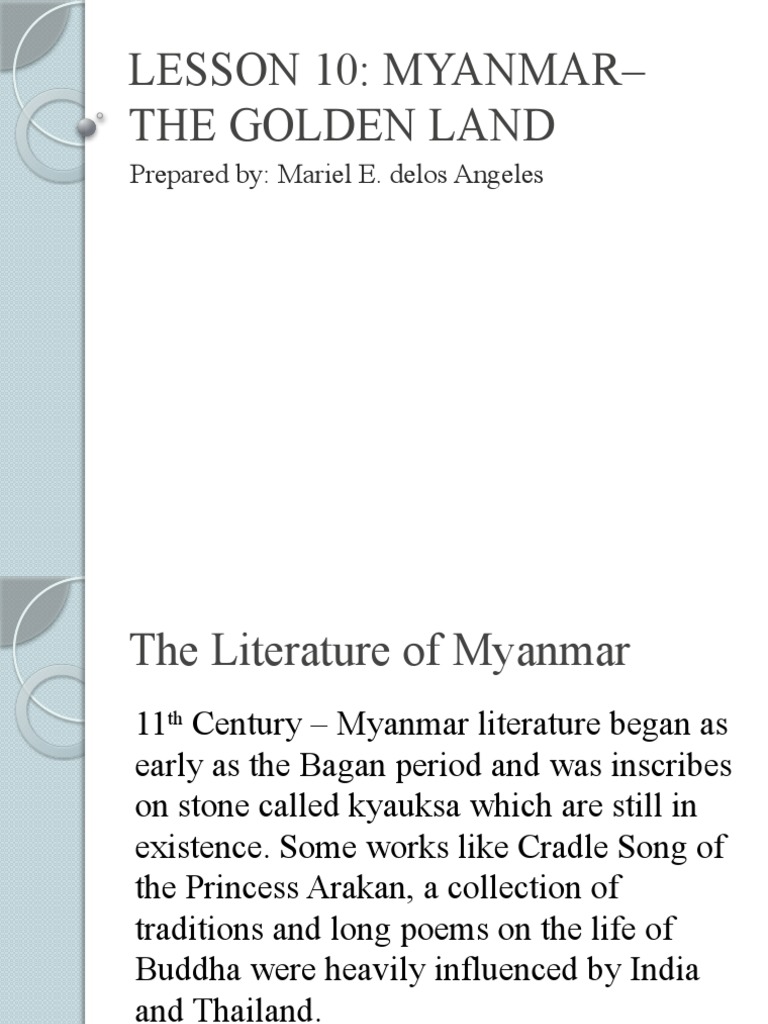 Lesson 10 | PDF | Myanmar
