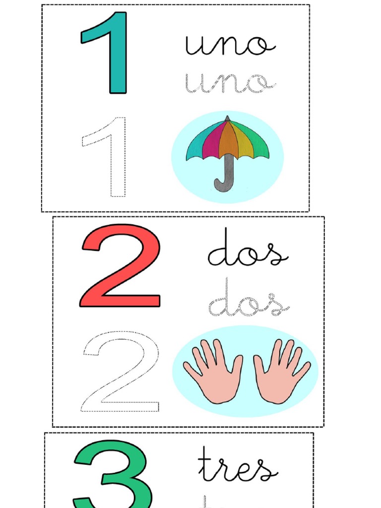 Numeros Hasta 10 | PDF