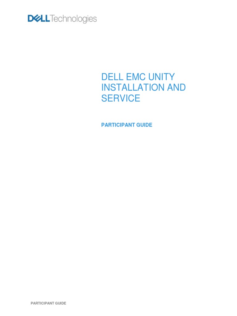 Dell EMC Unity Installation and Service PDF | PDF | Ip Address | Domain ...