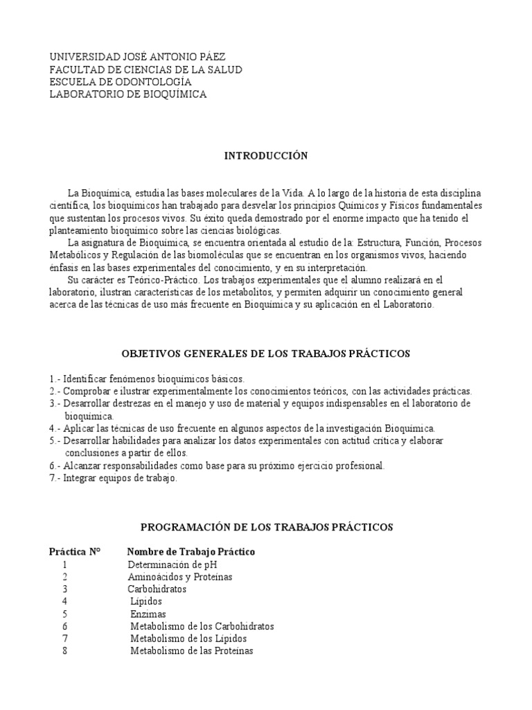 Guíalab Bioquímica | PDF