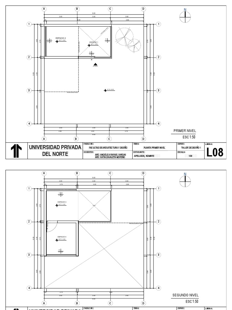EJEMPLO DE PLANIMETRÍA ARQUITECTÓNICA D | PDF