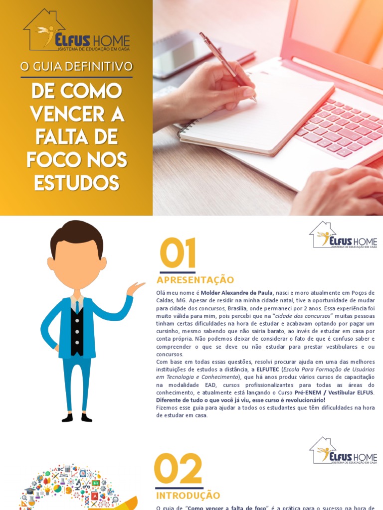 Guia Definitivo de Como Vencer A Falta de Foco Nos Estudos | PDF Guia Definitivo de Como Vencer A Falta de Foco Nos Estudos | PDF