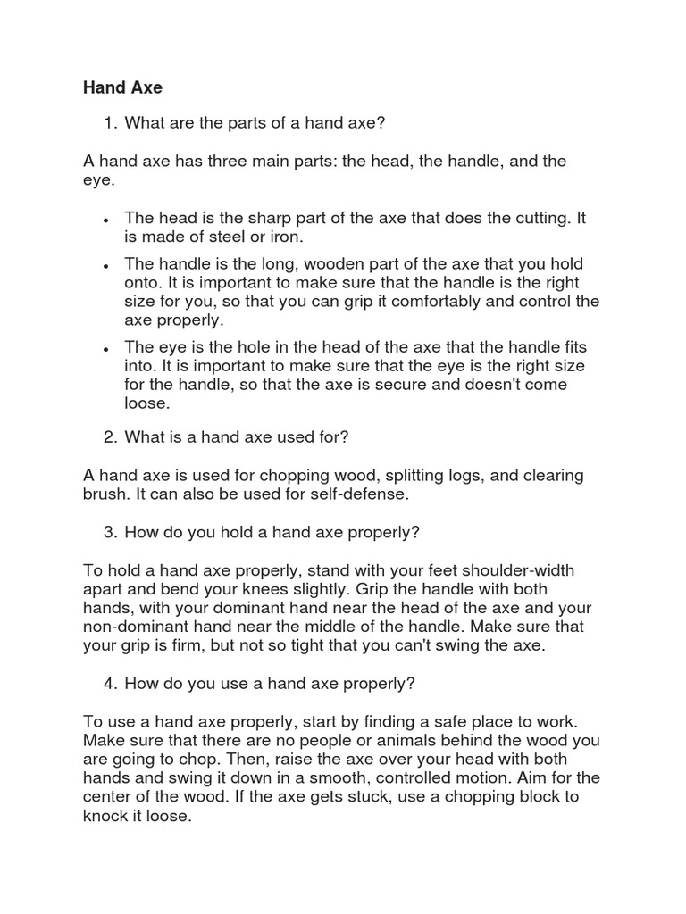 Using a Changkul Safely and Effectively | PDF | Blade | Knife