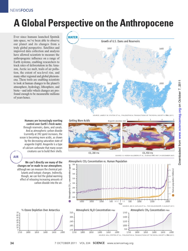 SCIENCE 2011 Global perspective on Anthropocene | PDF