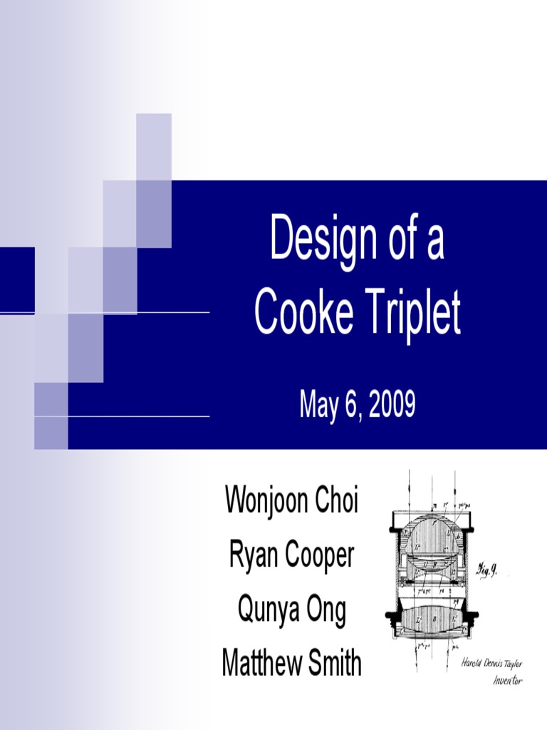 Triplet Lens | PDF