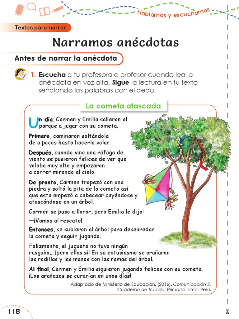 La cometa atascada: una anécdota infantil | PDF