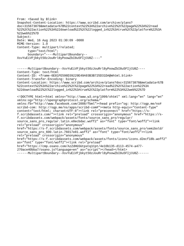 Https WWW - Scribd.com Archive Plans Doc 315673878&metadata (Context: Archive, Page: Read ...