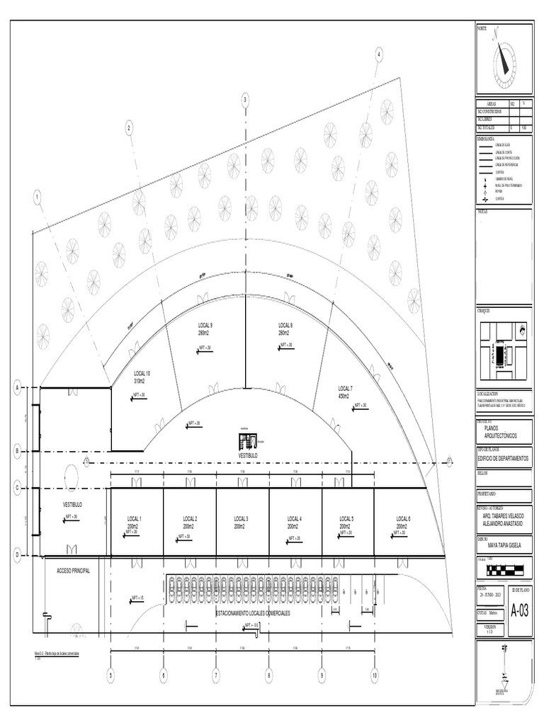 Planos Arquitectónicos: NPT +.30 NPT +.30 | PDF