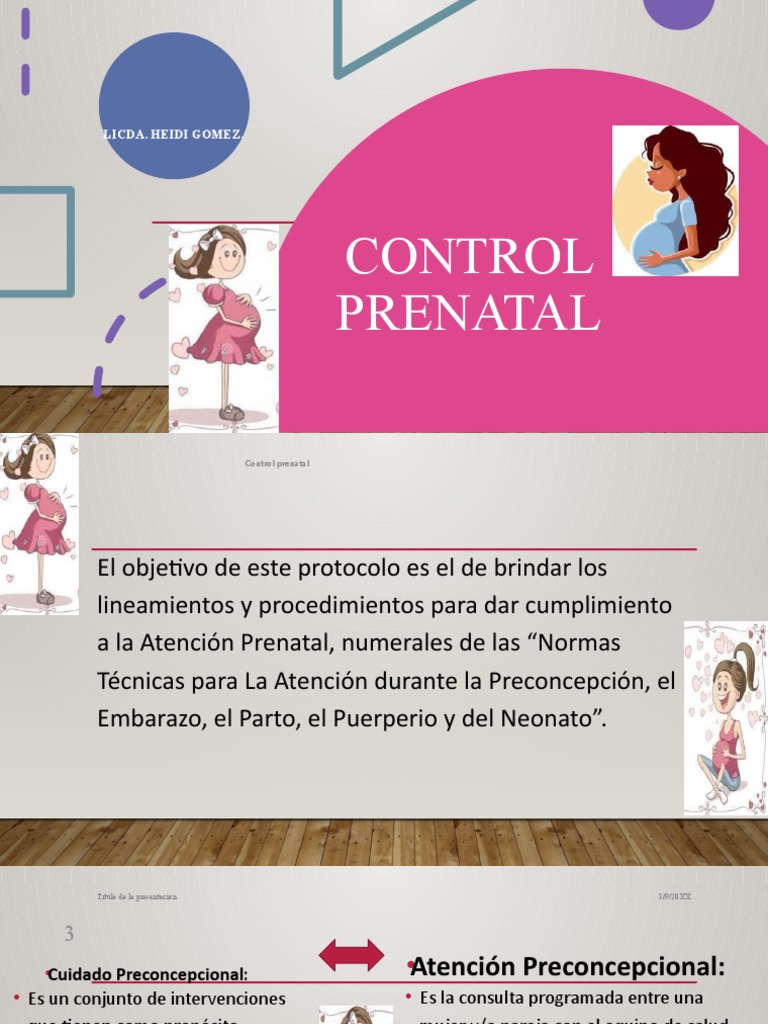 Control Prenatal | PDF | El embarazo | Parto