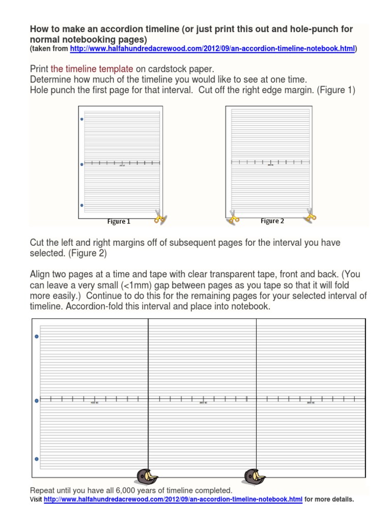 Create an Accordion Timeline Guide | PDF