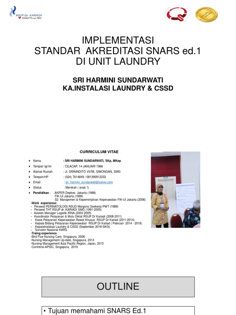 Implementasi Standar Snars Ed. 1 Di Laundry | PDF | Sains & Matematika