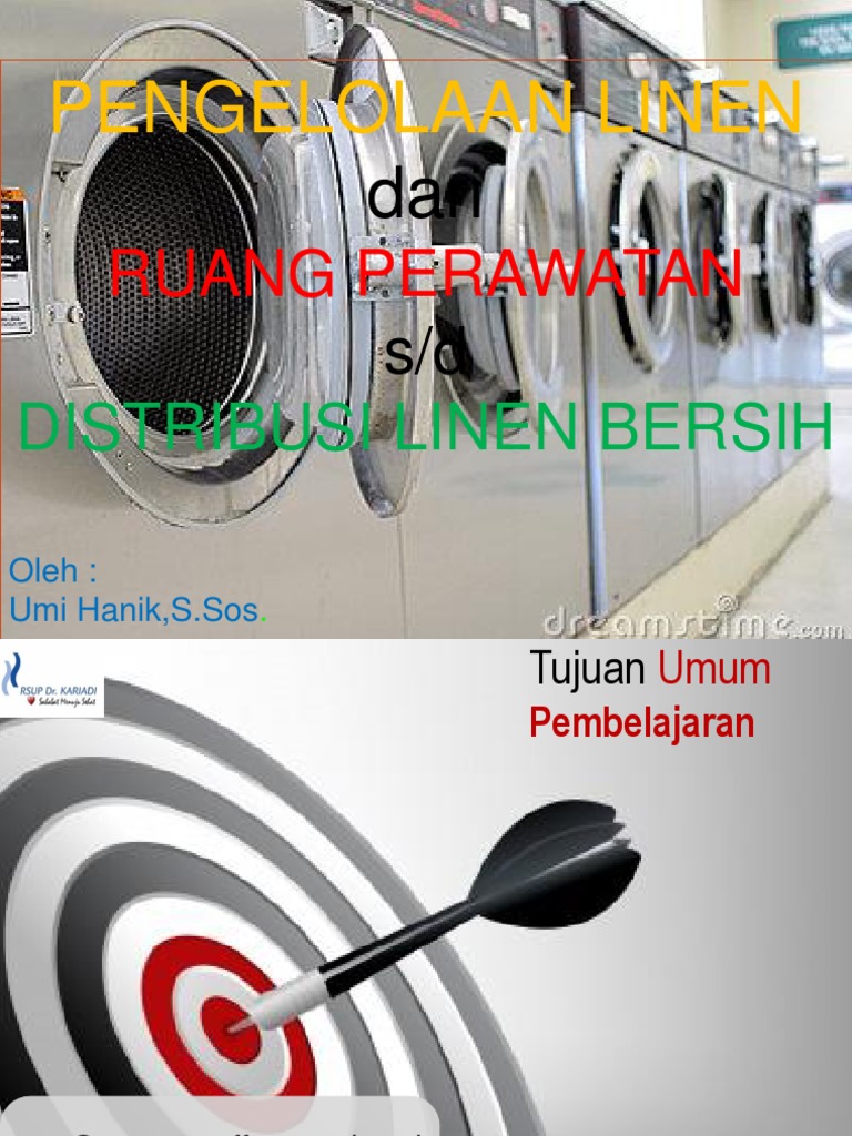 Pengelolaan Linen Dari Ruang Perawatan Beserta Dokumantasinya | PDF