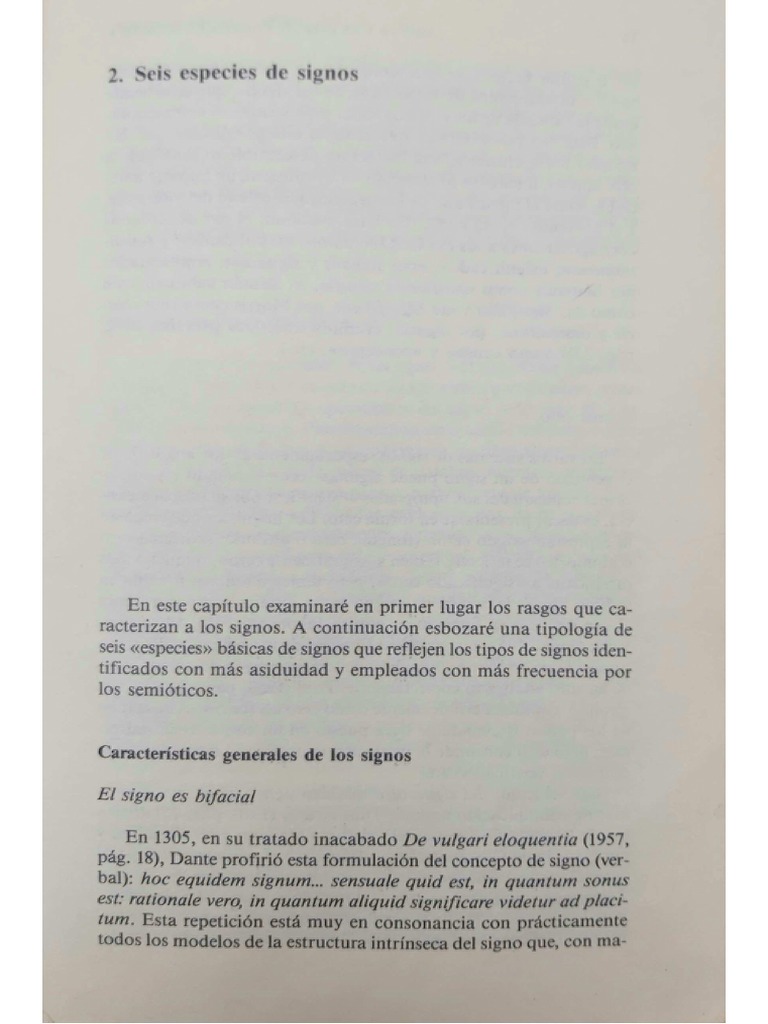 Sebeok Seis Tipos de Signos | PDF