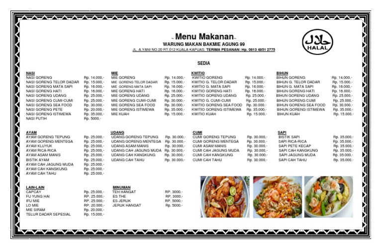 Restaurant Menu | PDF