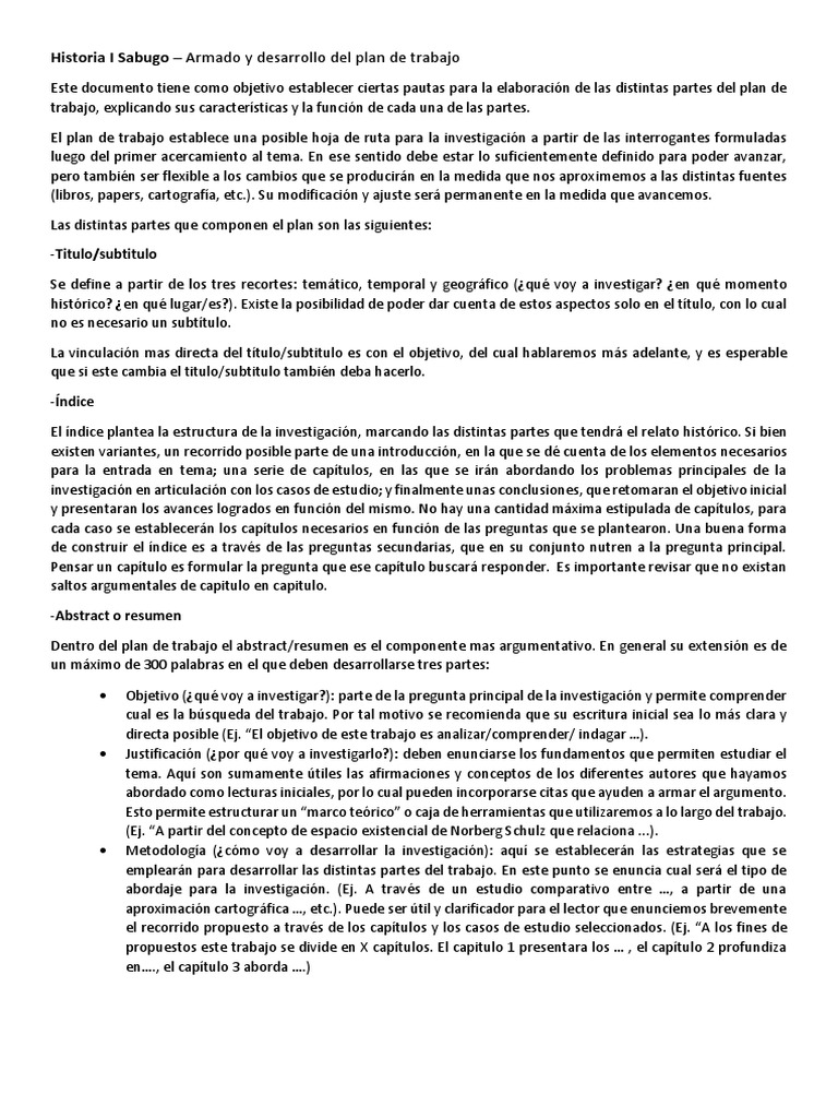 Plan de Trabajo TP FINAL | PDF