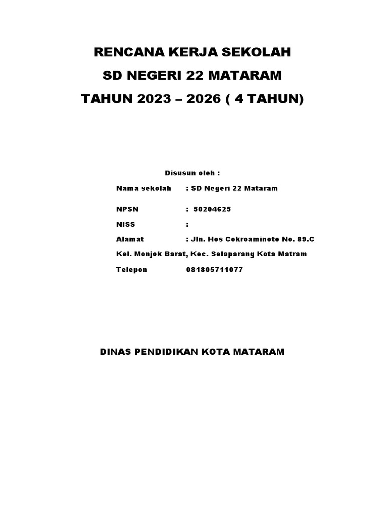 2 Draf Dokumen RKJM 2023-2026 | PDF