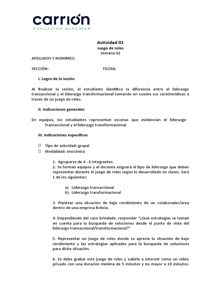 Actividad 01 | PDF