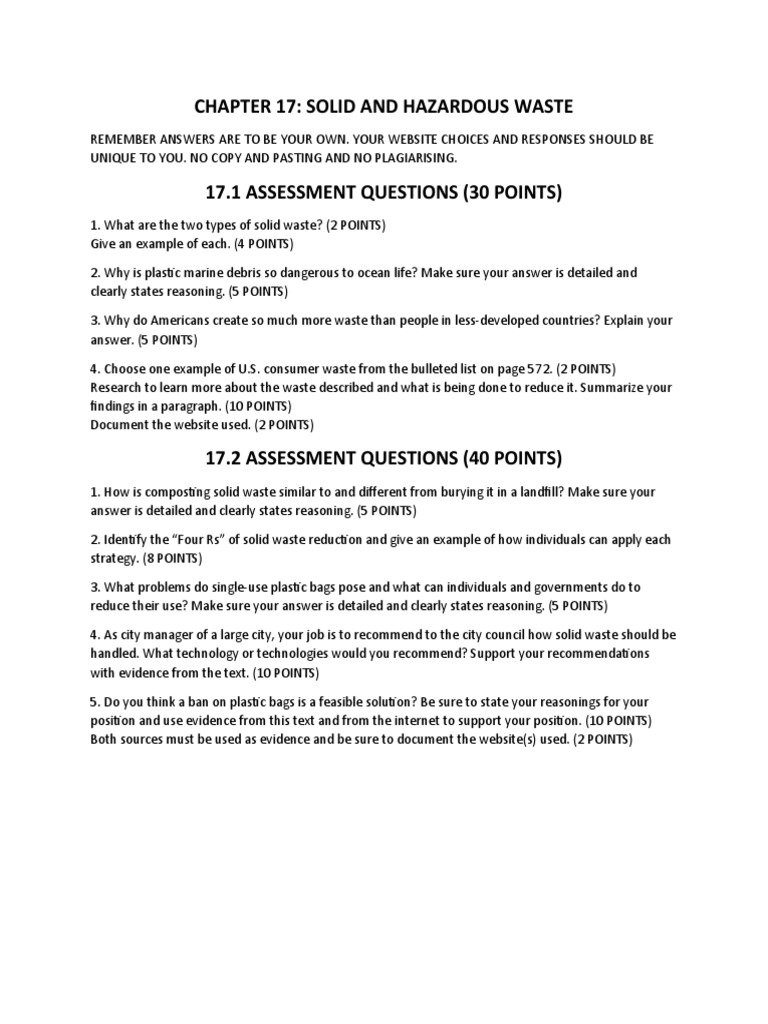 Solid and Hazardous Waste Assessment Guide | PDF | Art