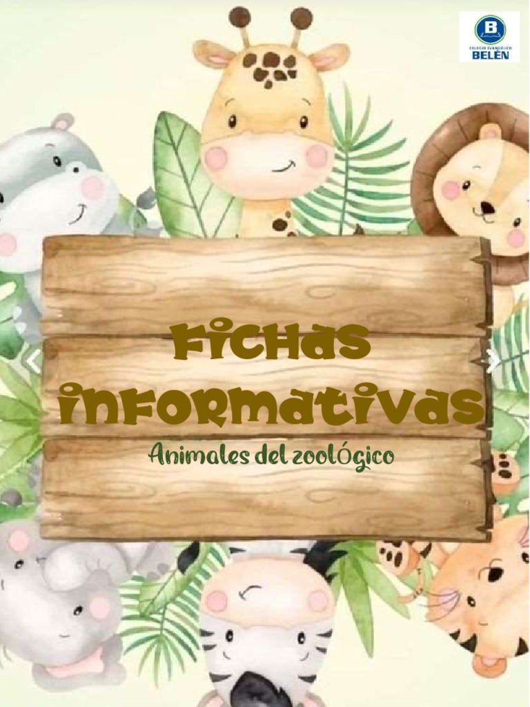 Fichas Informativas de Animales Del Zoológico | PDF