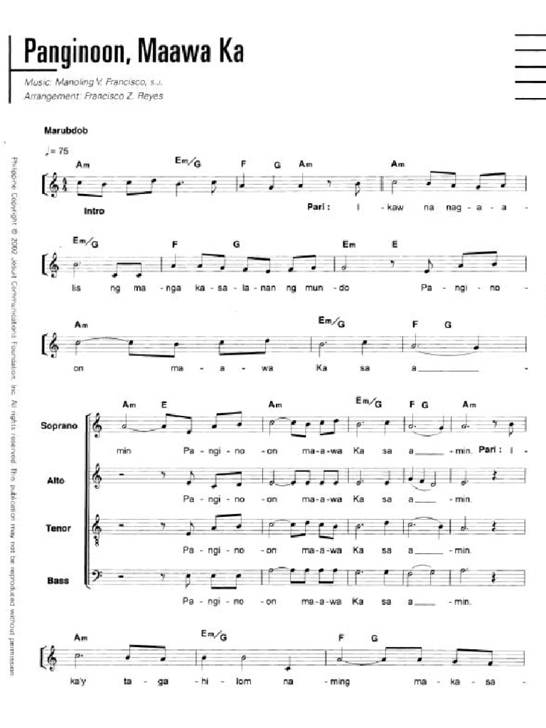 Panginoon Maawa Ka | PDF