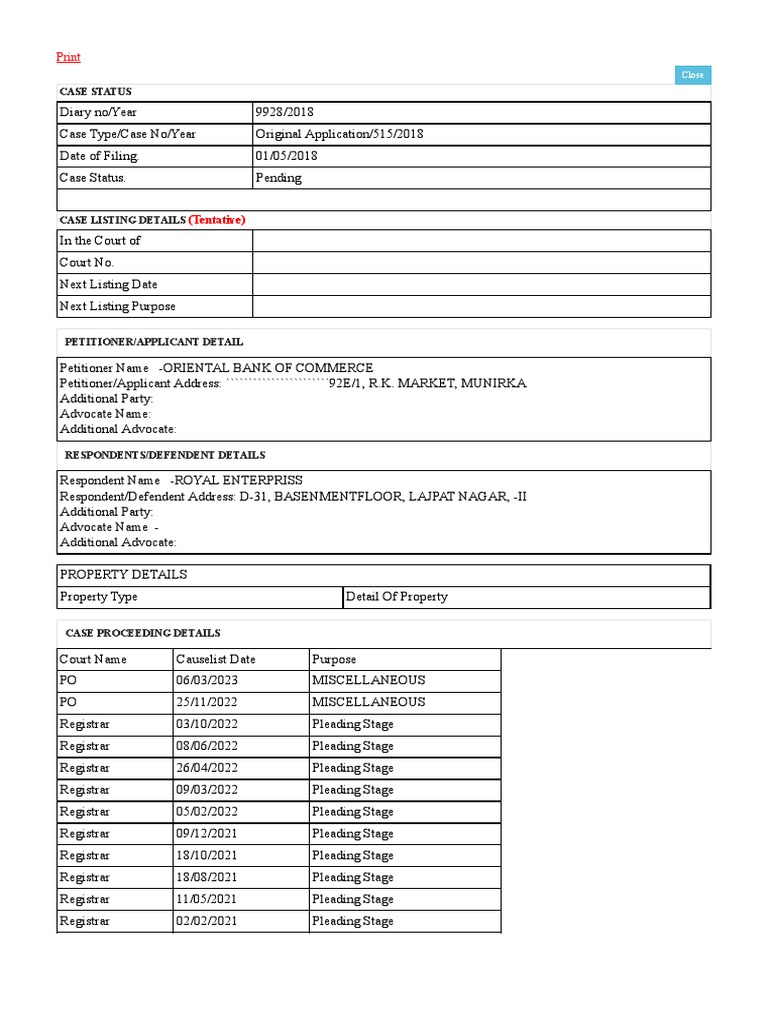 DRT 1 Case | PDF | Public Law | Judiciaries
