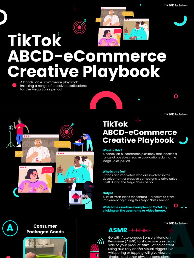 TikTok ABCD-eCommerce Creative Playbook | PDF | Brand | Fashion